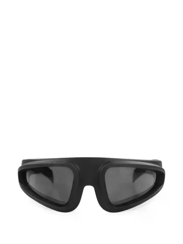 Rick Owens Ryder Geometric-frame Sunglasses - Black