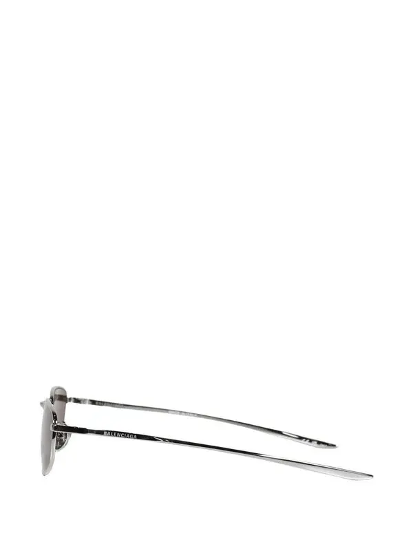 Balenciaga Tone Rectangle Frame Sunglasses - Silver