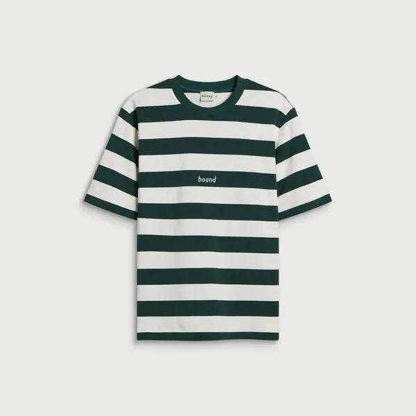 BOUND Stripe T-shirt - Basil