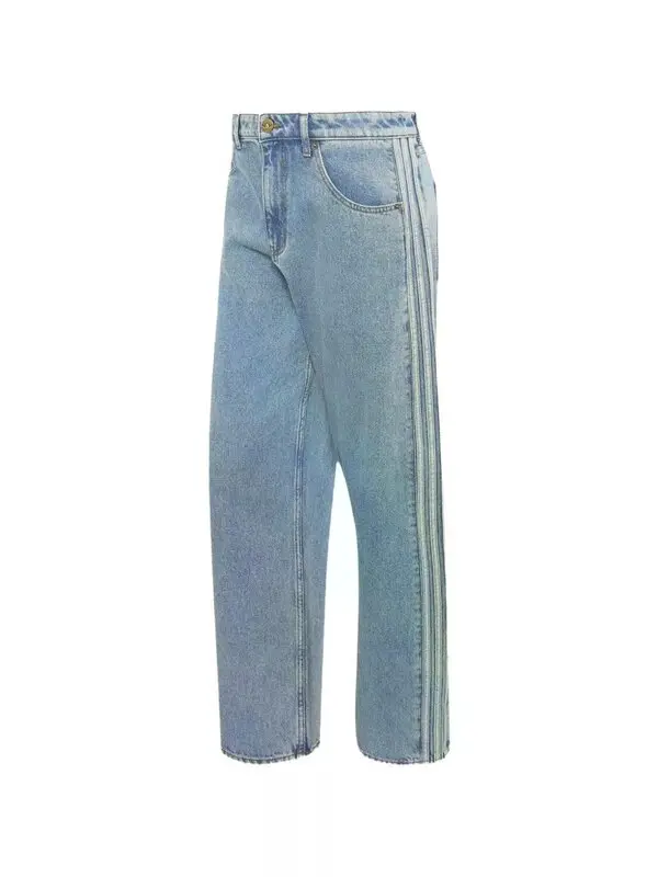 Adidas Side-stripe Jeans - Blue