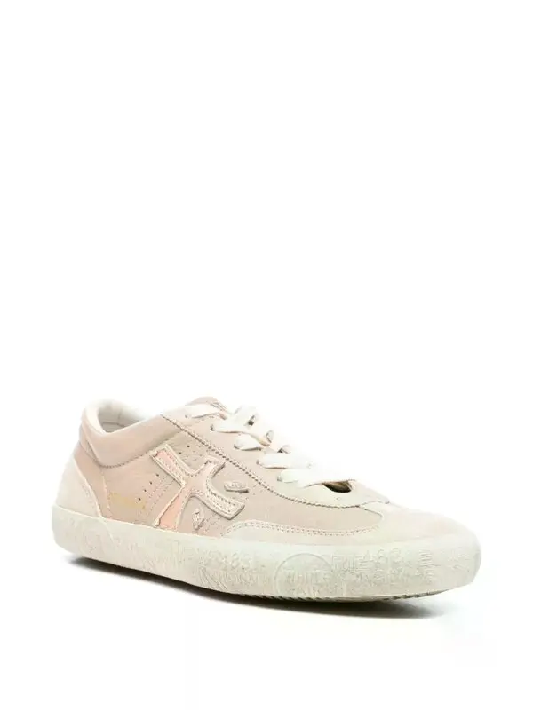 Premiata Logo-patch Panelled Sneakers