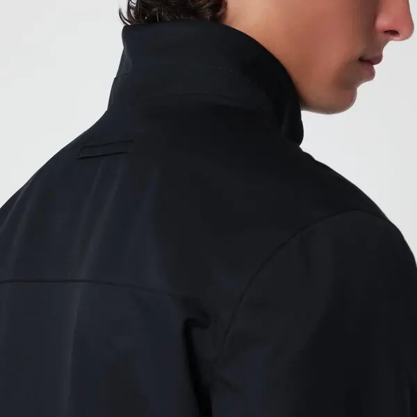 Zegna Navy Zip-up Jacket
