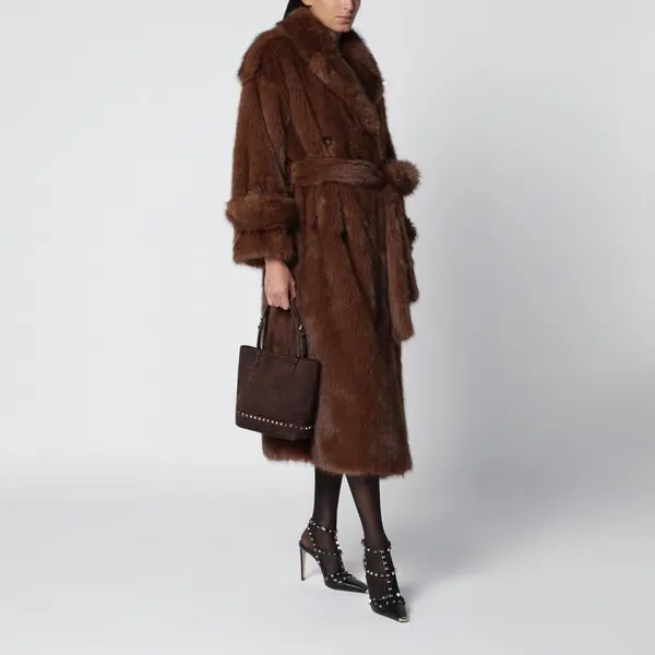Valentino Garavani Rockstud Bag In Suede