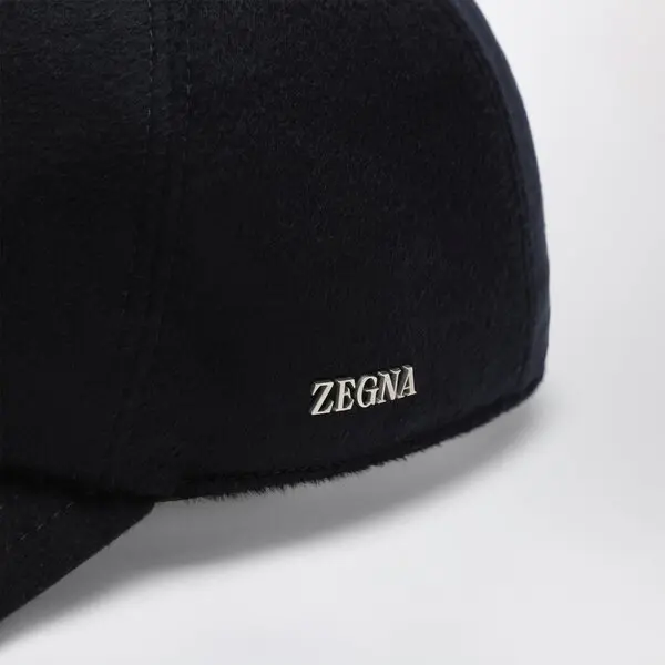 Zegna Wool Baseball Cap - Blue
