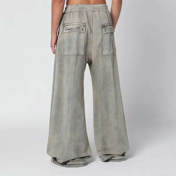 Rick Owens Oversized Shirt In Mineral Washed Denim