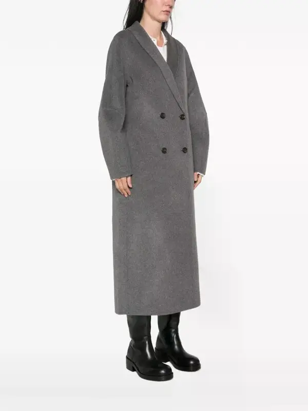 LISA YANG Double-breasted Shawl-lapel Coat