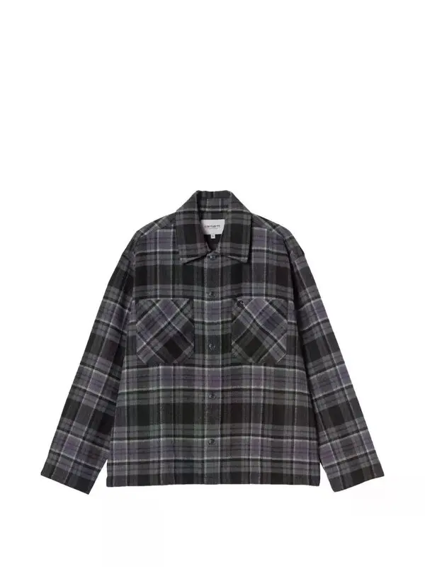Carhartt Work In Progress Parson Checked Shirt - Black