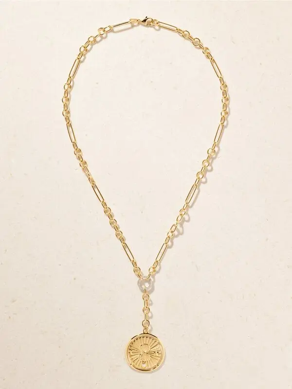 FOUNDRAE 18-karat Diamond Pendant Necklace
