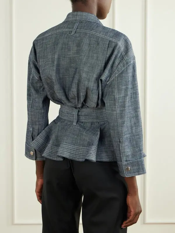 Jacquemus La Veste Cabana Belted Cotton Jacket