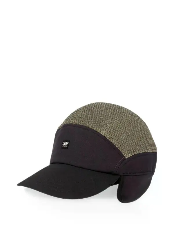 CIELE Iconic Athletics Logo-patch Ear-flap Cap - Black