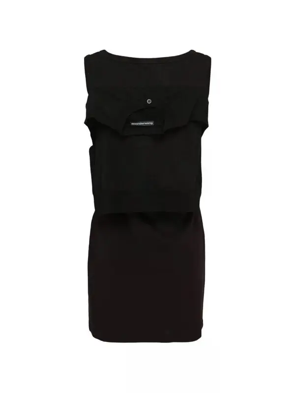 Alexander Wang Layered Sweater-tie Mini Dress