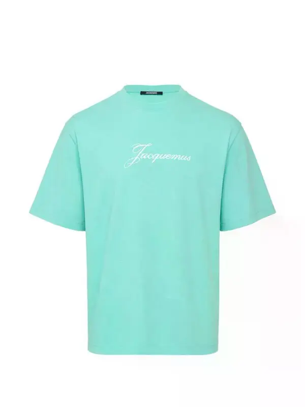 Jacquemus Logo-print Jersey T-shirt - Green