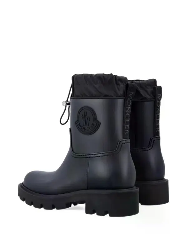 Moncler Kickstream Drawstring-top Logo-patch Ankle Boots