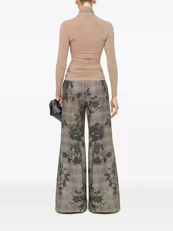 NISSA Lyocell Wool-bland Turtleneck Top