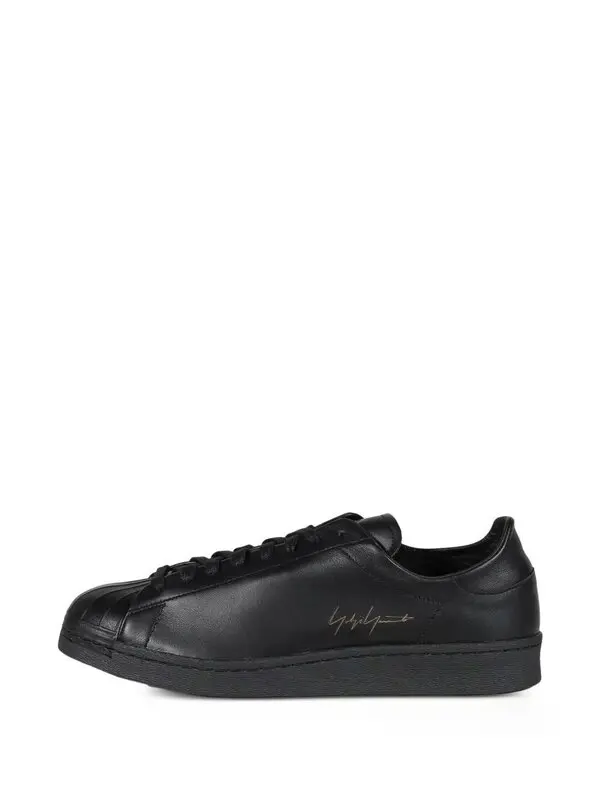 Y3 Superstar Leather Sneakers - Black