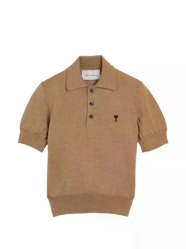 AMI Paris De Coeur Polo Shirt
