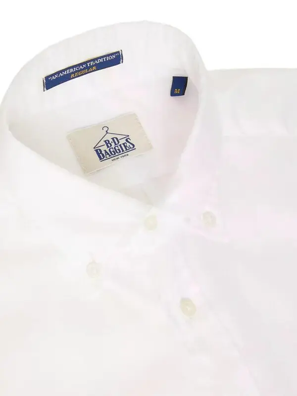 B.D.BAGGIES Bradford Poplin Shirt - White