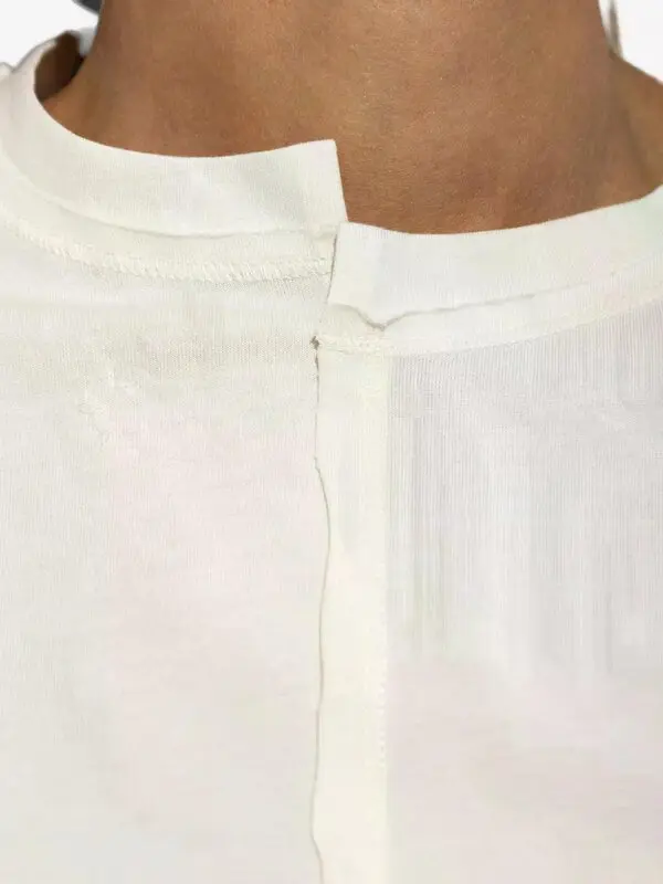 Y3 Logo-print Asymmetric T-shirt