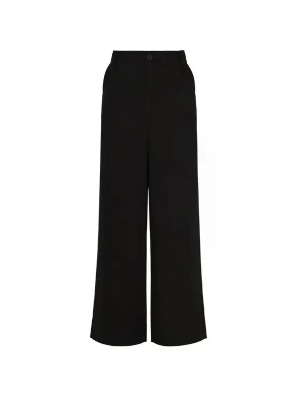 Yohji Yamamoto Wide-leg Trousers - Black