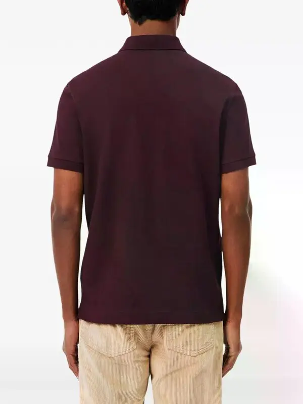 Lacoste Logo-patch Polo Shirt - Red