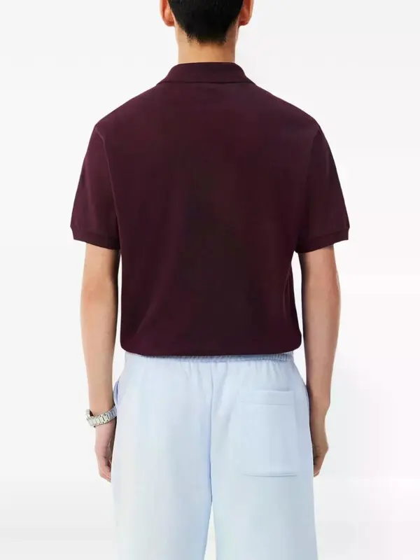 Lacoste Logo-patch Polo Shirt - Red