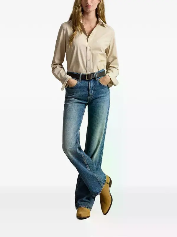 Polo Ralph Lauren End-on-end Stretch Slim Fit Cotton Shirt
