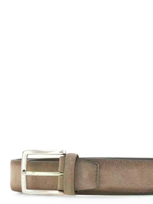 ALBERTO LUTI Suede Leather Belt