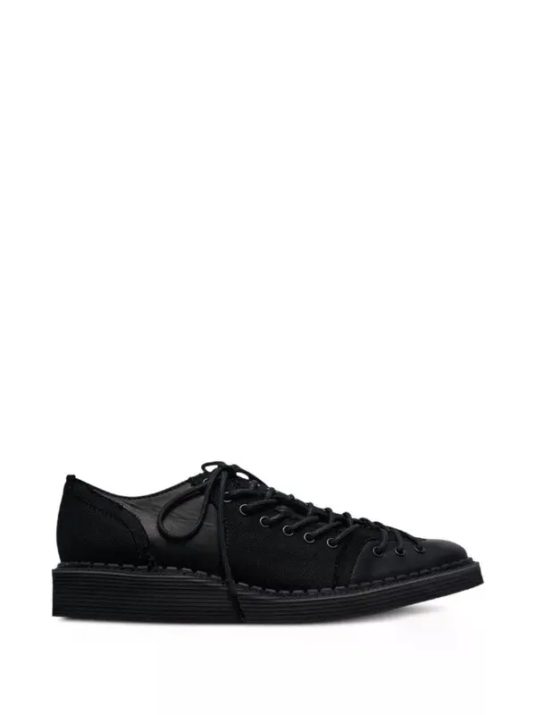 Yohji Yamamoto Side Lace-up Sneakers - Black