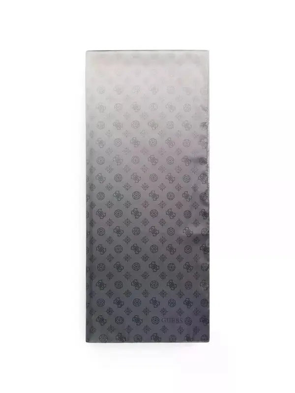Guess Monogram-print Gradient-effect Scarf
