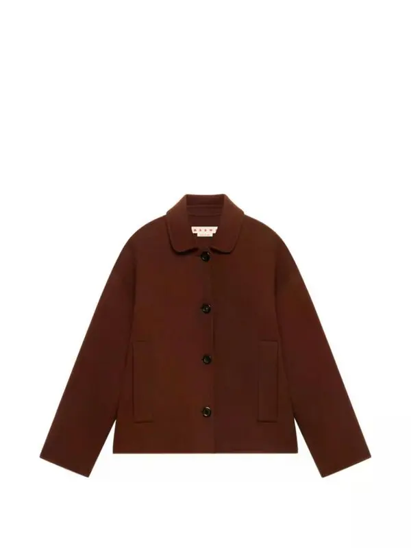 Marni Wool-cashmere Jacket - Brown