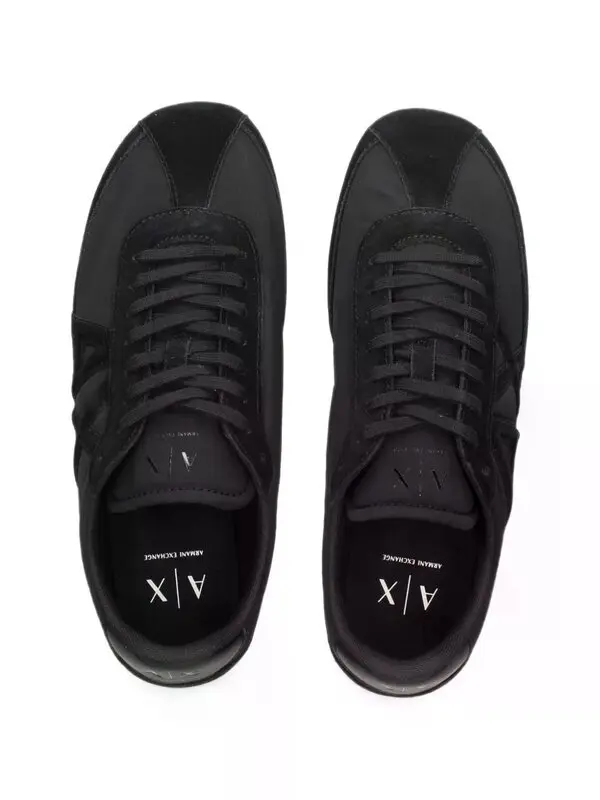 Armani Exchange Logo-patch Panelled Sneakers