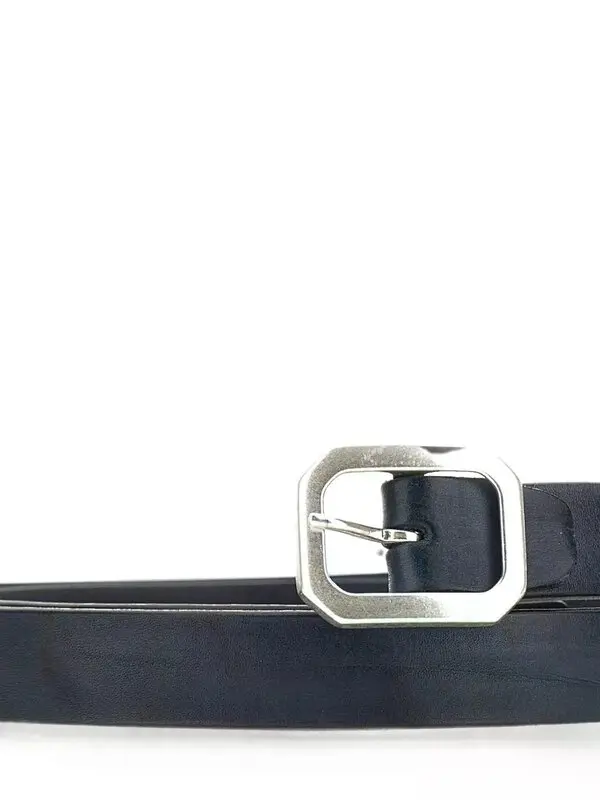 ALBERTO LUTI Square-buckle Leather Belt