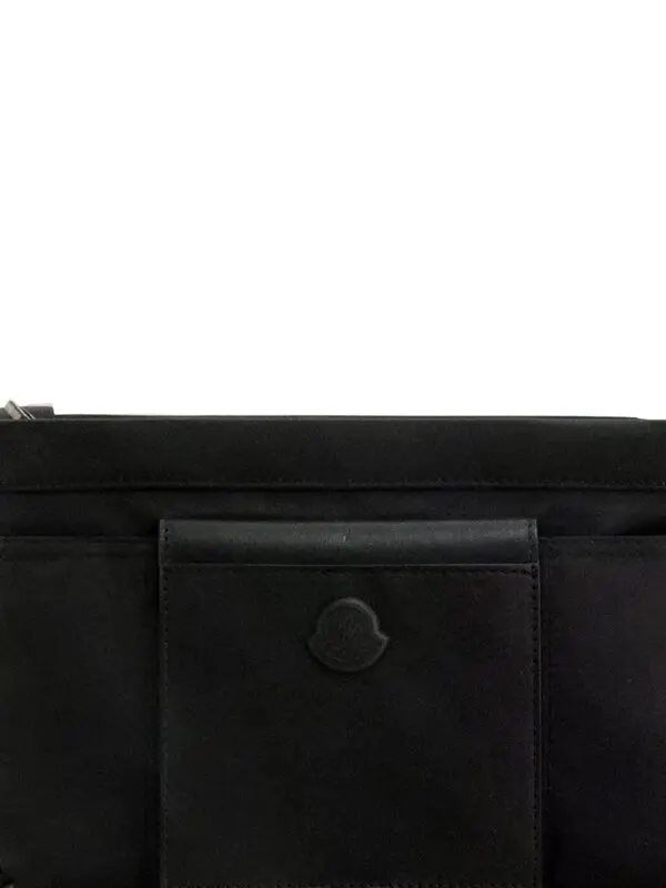 Moncler Logo Patch Messenger Bag