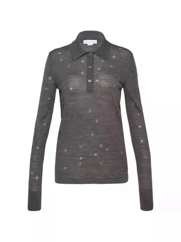 Stella McCartney Polka-dot Polo Sweater