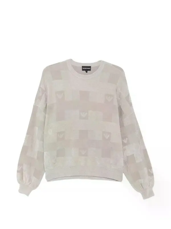 Emporio Armani Logo-patterned Jacquard Sweater