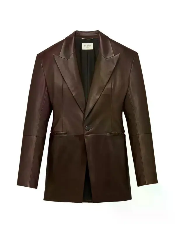 Saint Laurent Peak-lapel Single-breasted Jacket