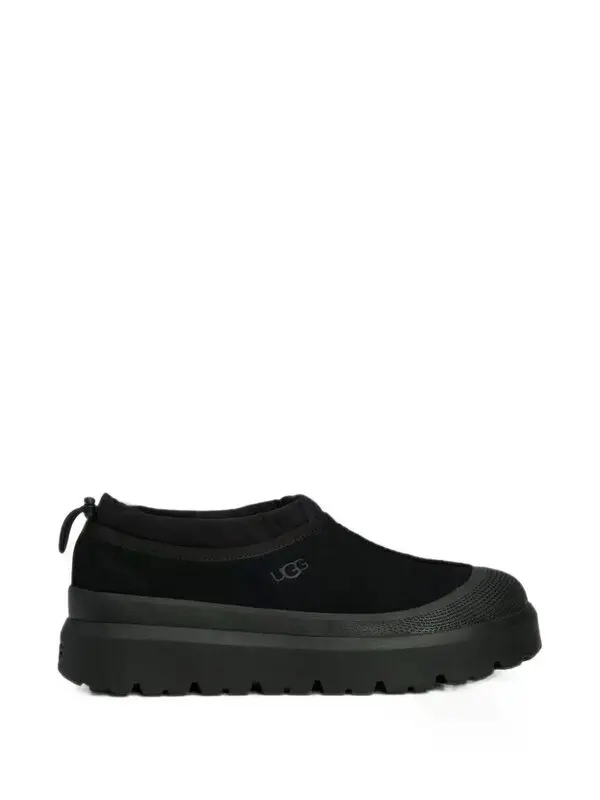 UGG Tasman Weather Hybrid Drawstring Platform Boots - Black