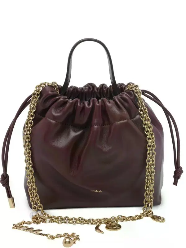 Chloé Mini Icons Drawstring Tote Bag - Red