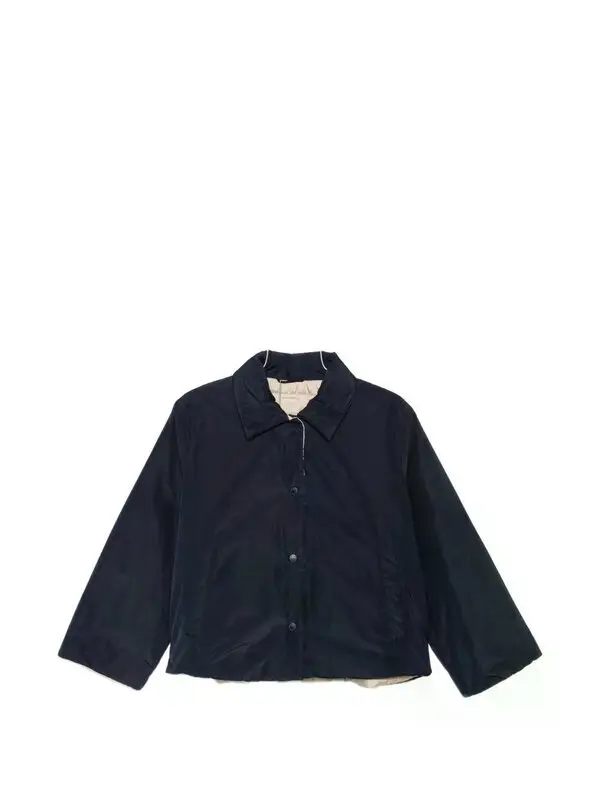 Max Mara Button-up Collared Jacket - Blue