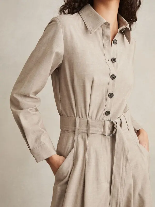 REISS Tailored Wide Leg Jumpsuit