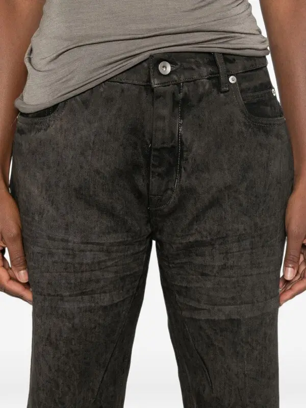 Rick Owens Denim Slim Bermuda Shorts