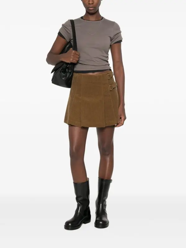 GOLDEN GOOSE Cotton Mini Skirt