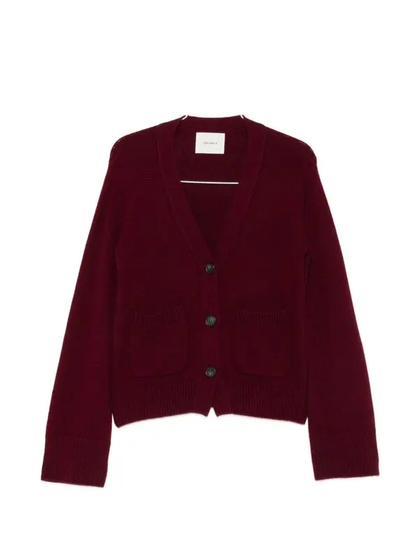 LISA YANG Danni Cashmere Cardigan - Red
