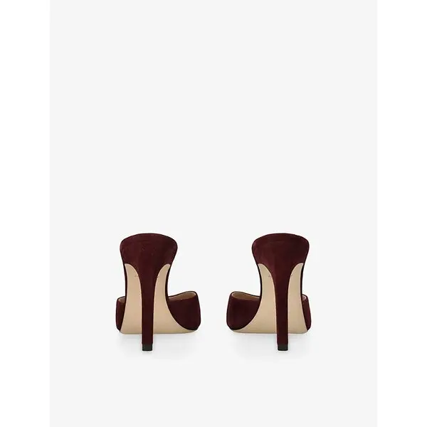 Victoria Beckham Harlow Open-toe Suede Heeled Sandals
