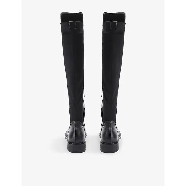 Steve Madden Resonate Leather Flat Knee-high Boots