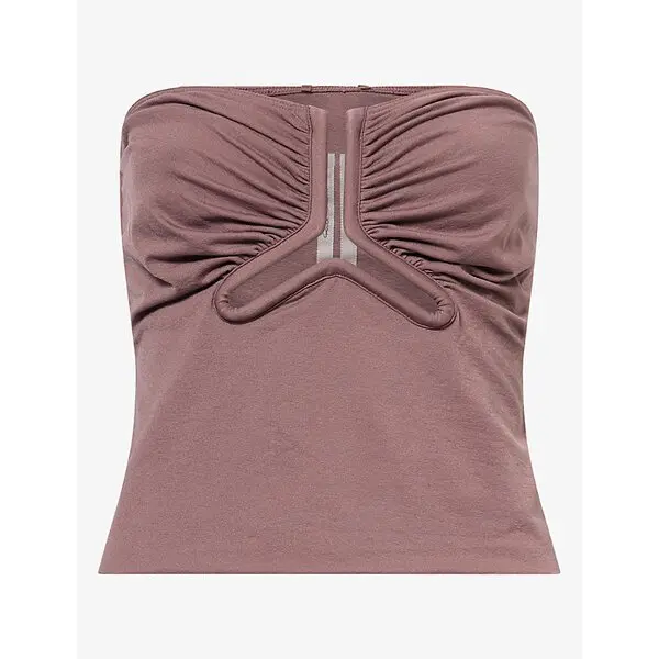 Rick Owens Alannah Cut-out Jersey Bustier Top