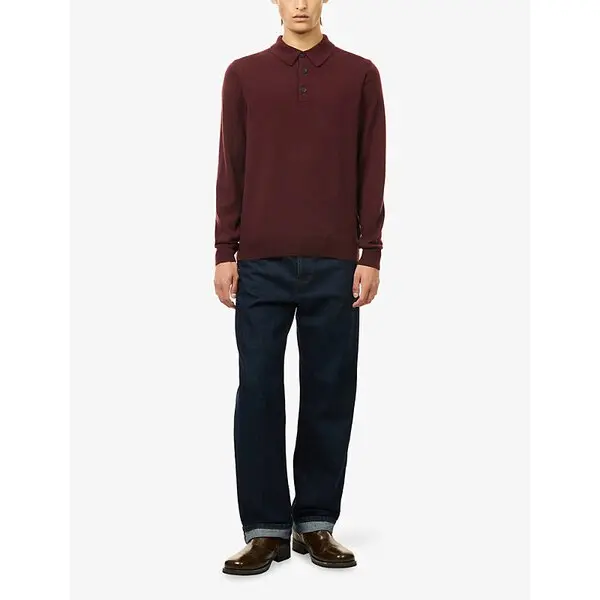 Sunspel Regular-fit Cashmere Polo Jumper