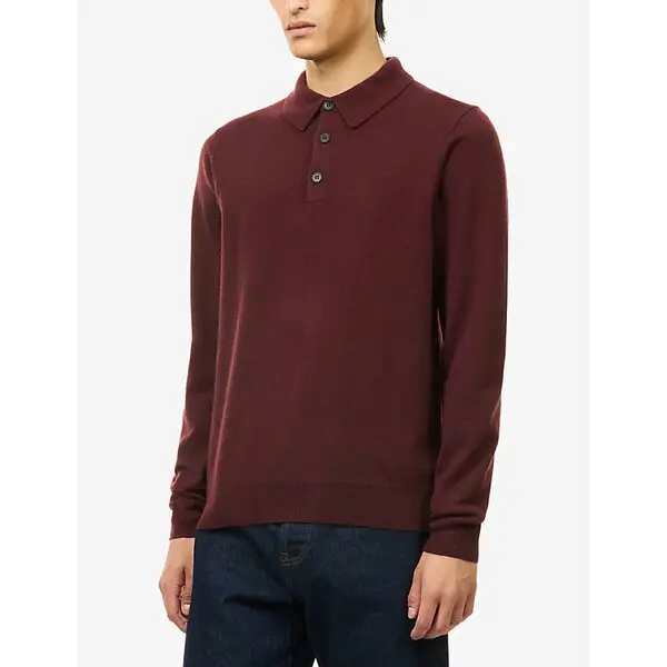 Sunspel Regular-fit Cashmere Polo Jumper