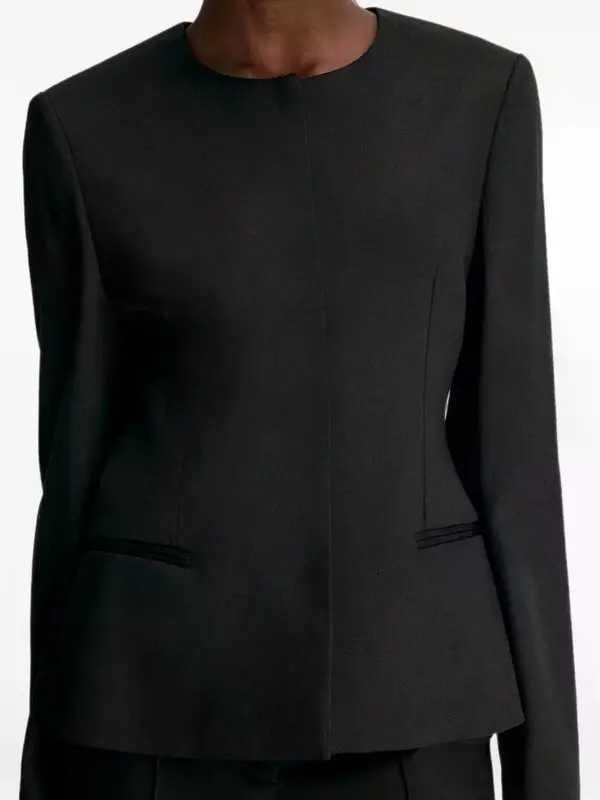 Loulou De Saison Ema Collarless Darted Jacket