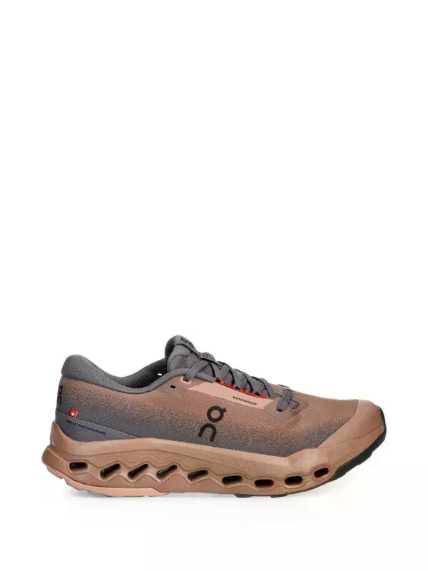 On Cloudsurfer Trail Waterproof Sneakers - Brown
